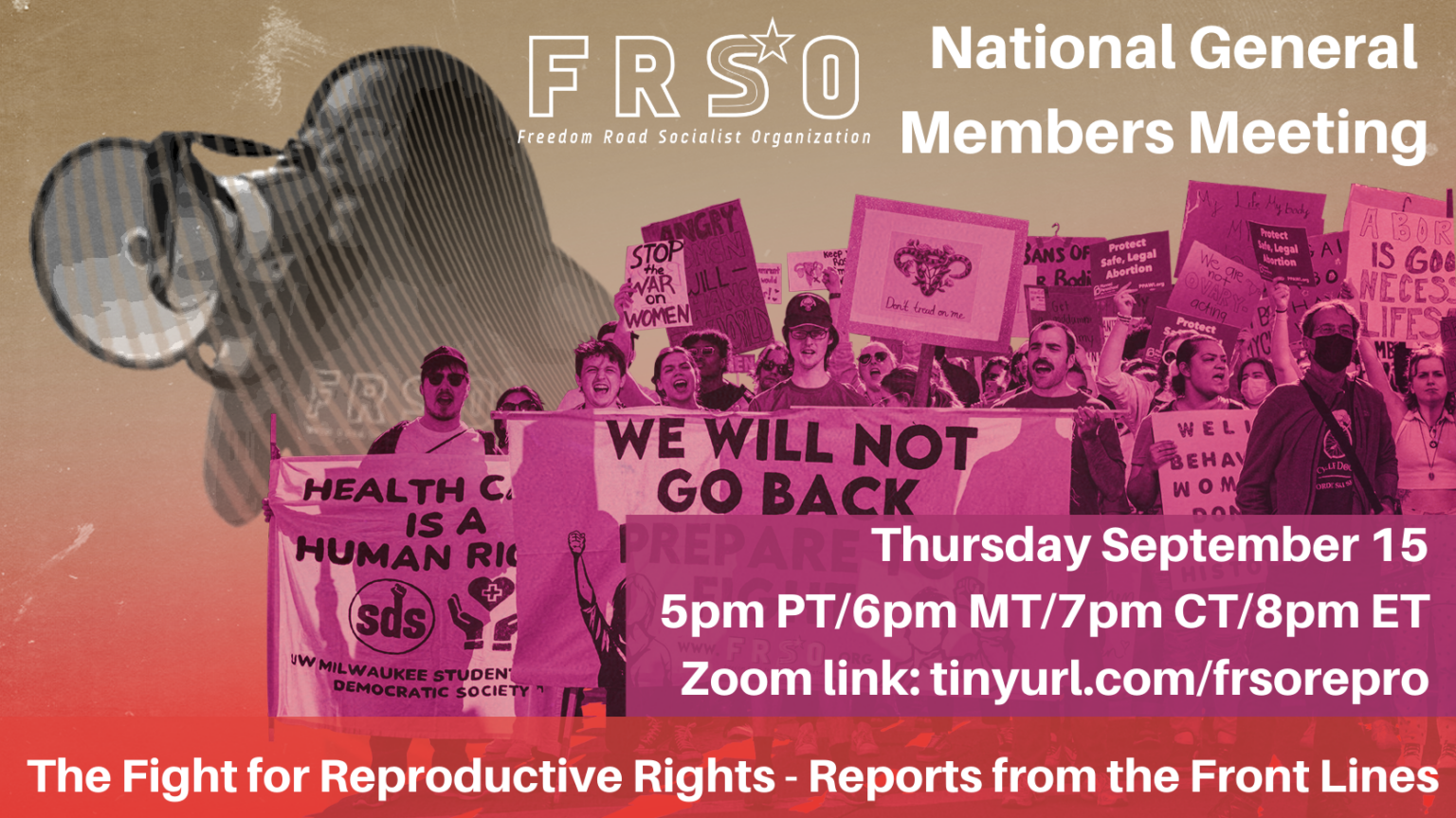 FRSO Nat'l General Member’s Meeting: The Fight for Reproductive Rights ...
