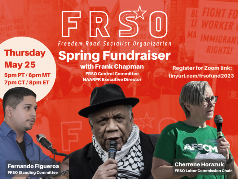 Big online FRSO fundraiser set for May 25 - Freedom Road Socialist ...